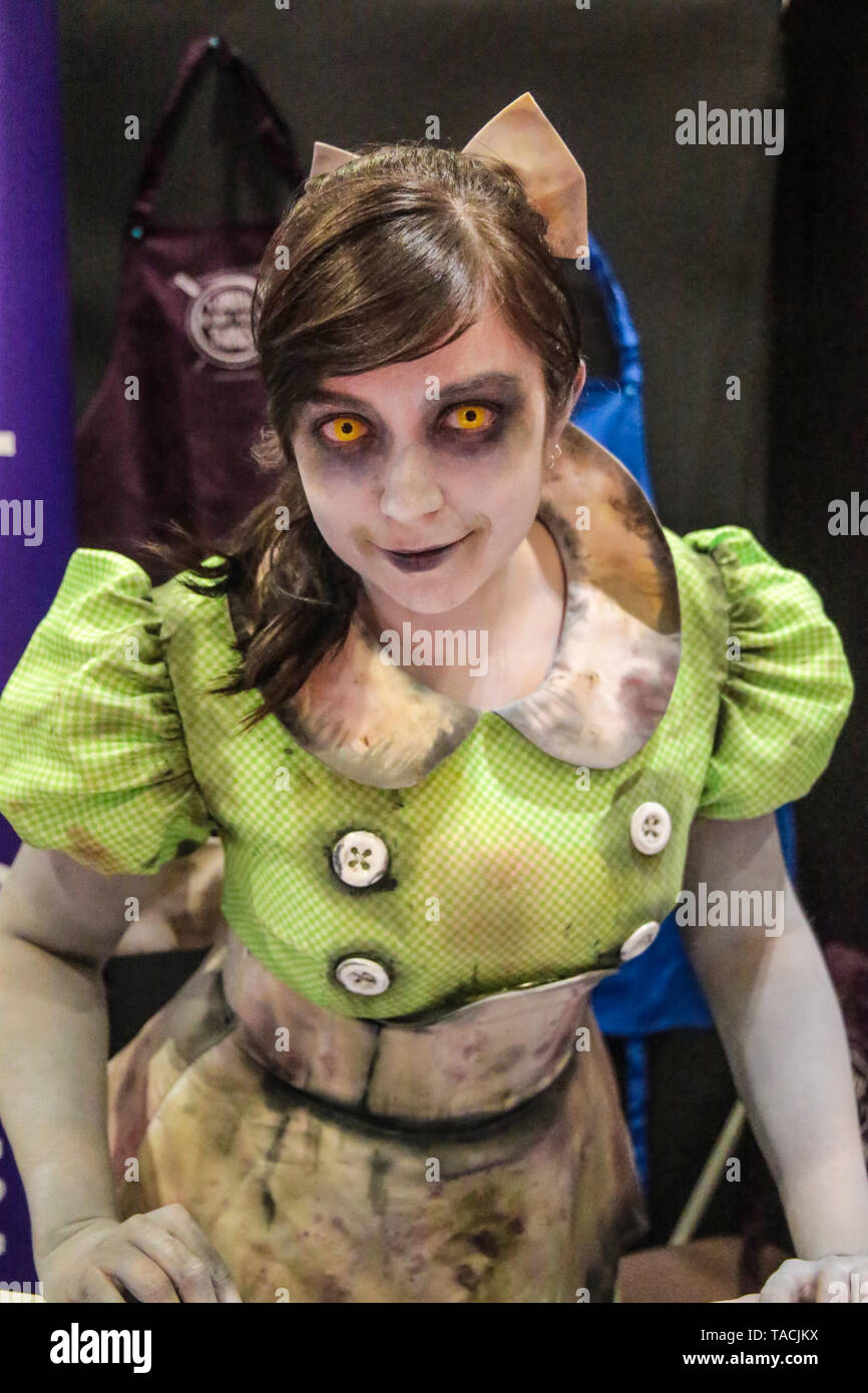 London, UK. 24th May, 2019. London Comic Con; the event with a primary ...