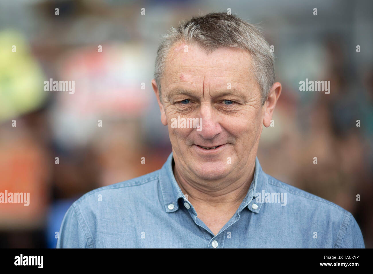 Cardiff, Wales, UK, May 24th 2019. Leader of Wales Green party Anthony ...
