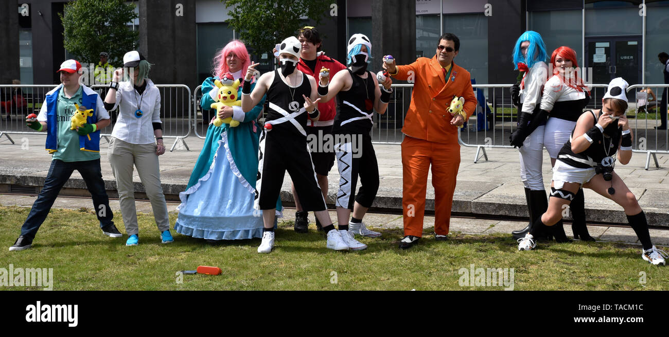Excel, London, UK. 24th May, 2019. Cosplayers at the Excel for the MCM ...