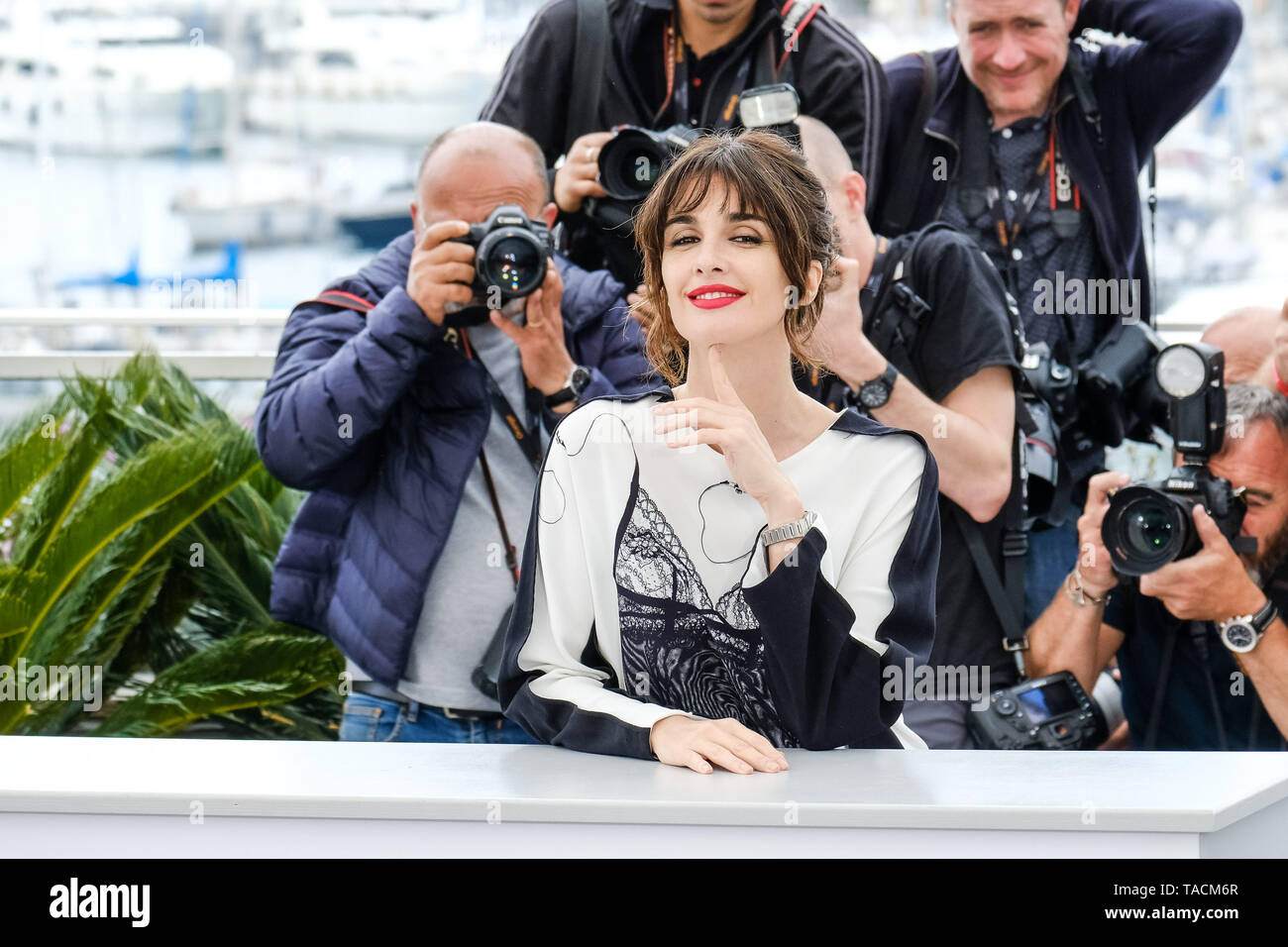 Cannes, France. 24th May, 2019. Paz Vega poses at a photocall for Rambo ...