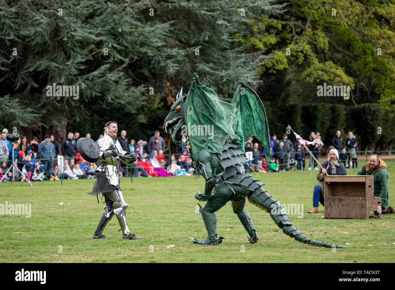 St george fighting dragon re enactment hi-res stock photography and ...