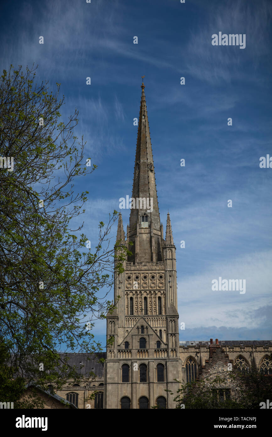 Spire norwich cathedral hi-res stock photography and images - Alamy