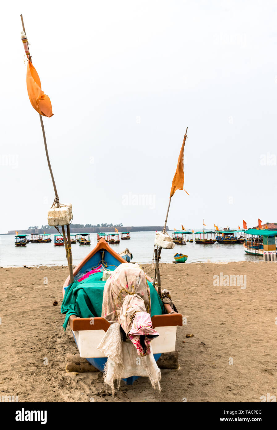 Painted canoe hi-res stock photography and images - Alamy