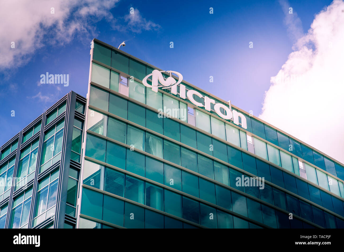 San Jose, CA, USA - March 26, 2019: Micron Technology Inc. One of ...