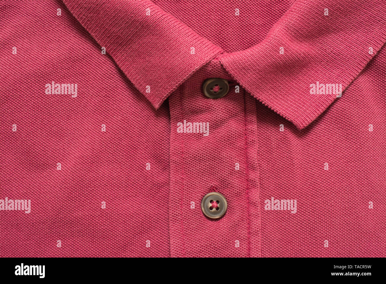 Red polo shirt texture, cotton fabric. Textile background Stock Photo ...