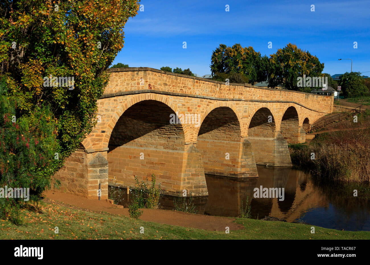 The sandstone Richmond Bridge in Tasmaniawas built in 1823 and is the ...