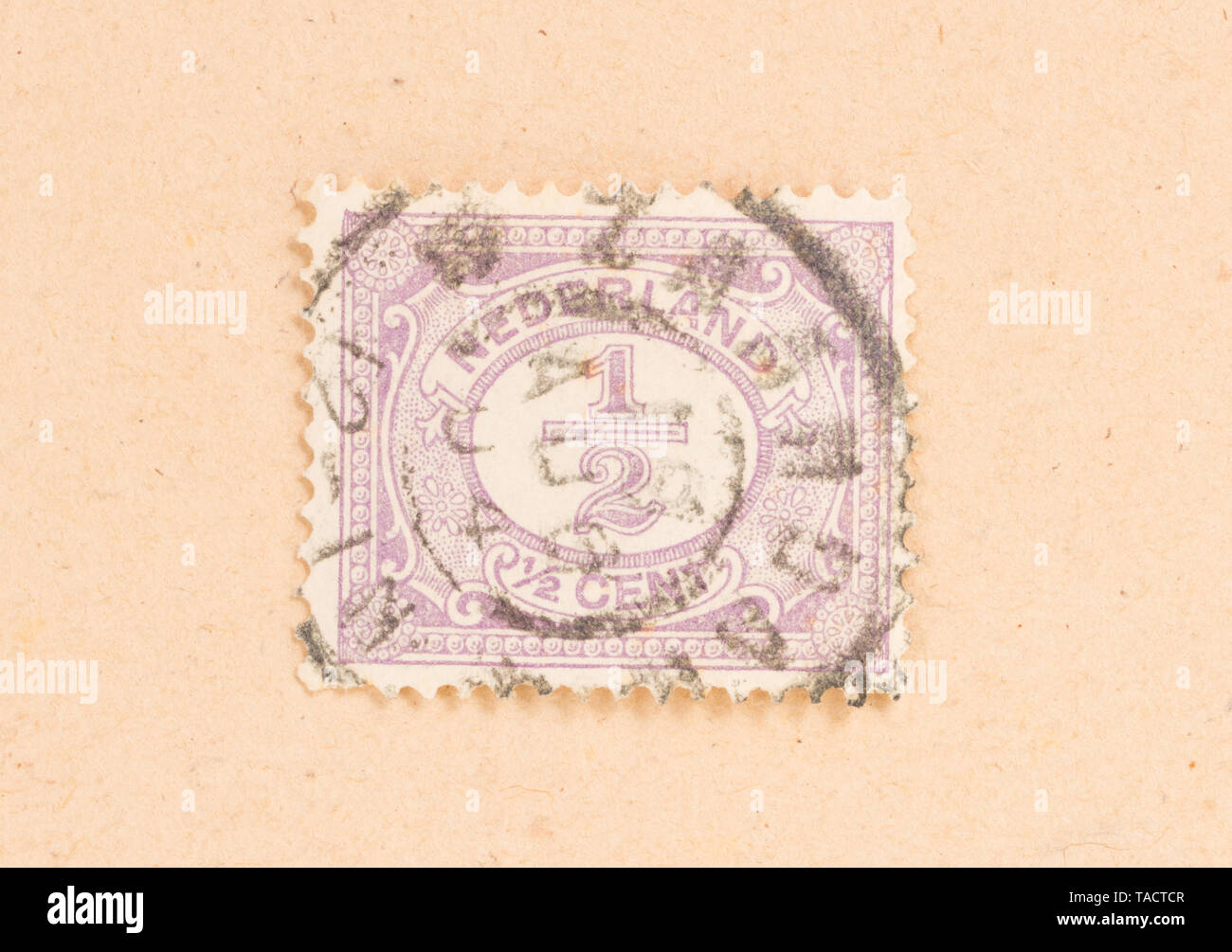 THE NETHERLANDS 1950: A stamp printed in the Netherlands shows it's ...