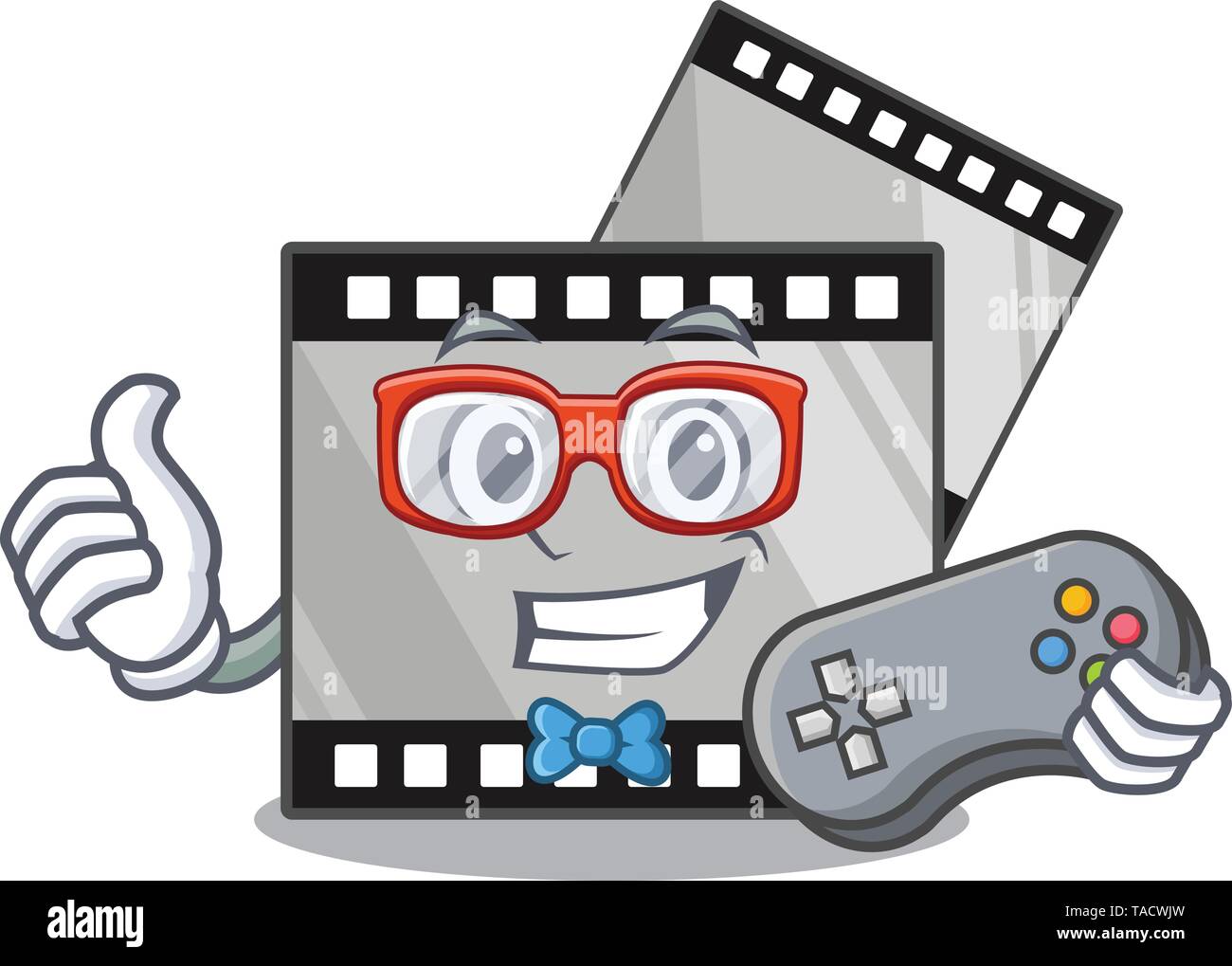 Gamer stripe movie toys in cartoon shape Stock Vector Image & Art - Alamy