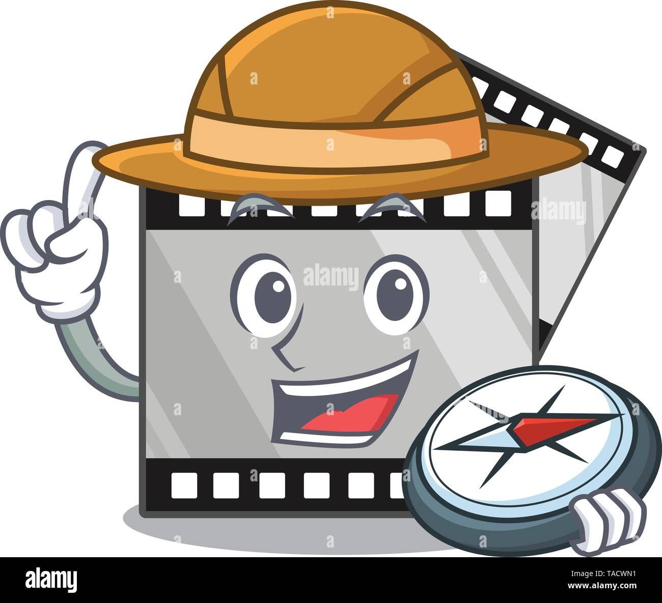 Explorer stripe movie toys in cartoon shape Stock Vector Image & Art ...