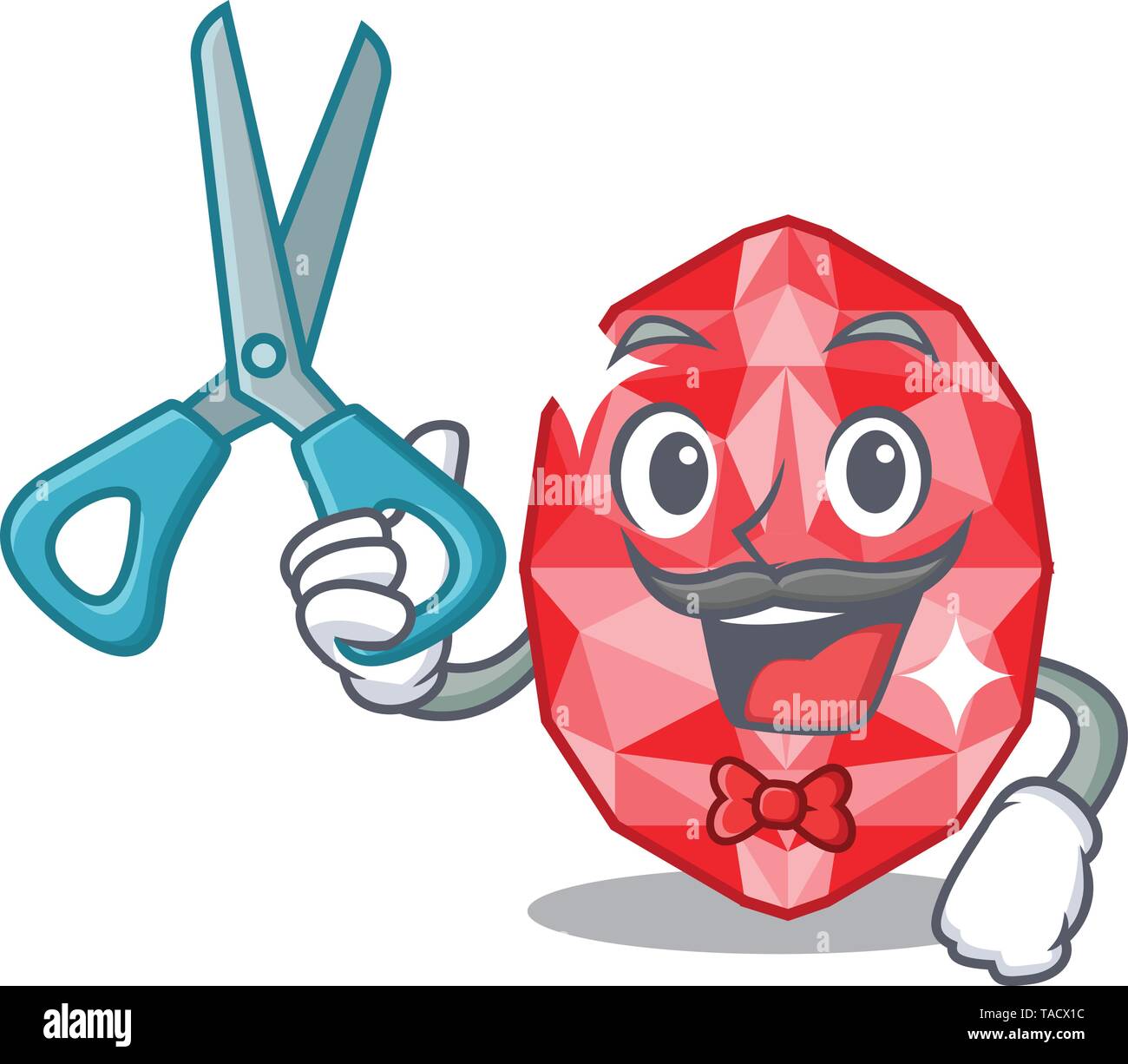 Emerald cut ruby Stock Vector Images - Alamy