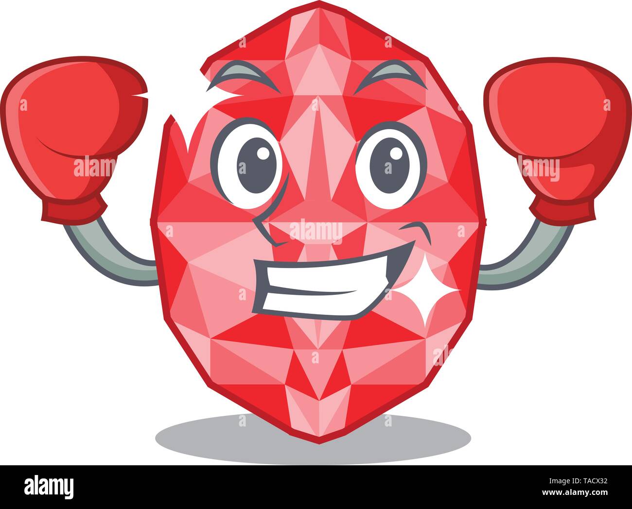 Boxing ruby gems in a cartoon box Stock Vector Image & Art - Alamy