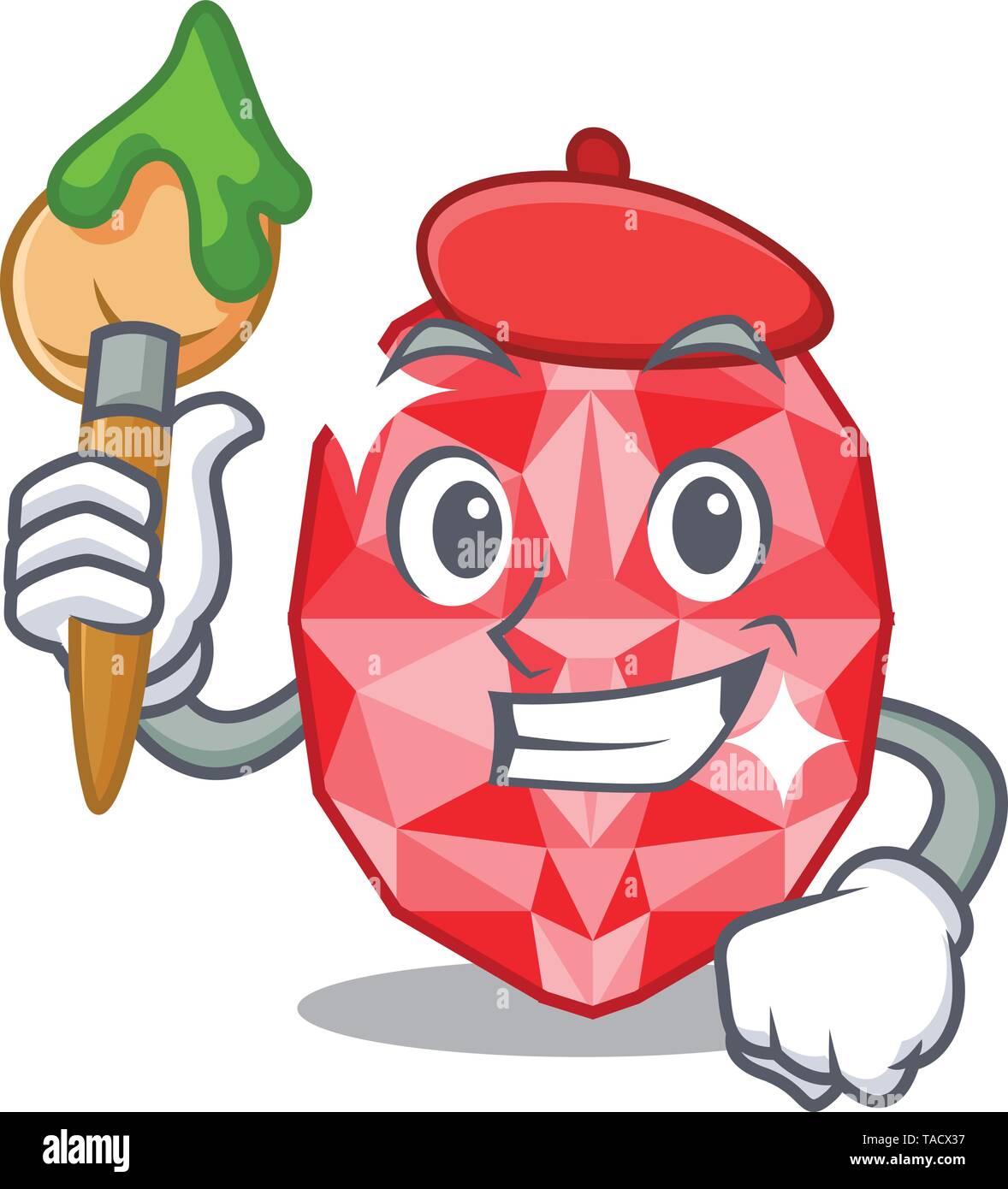 Ruby gem painting hi-res stock photography and images - Alamy