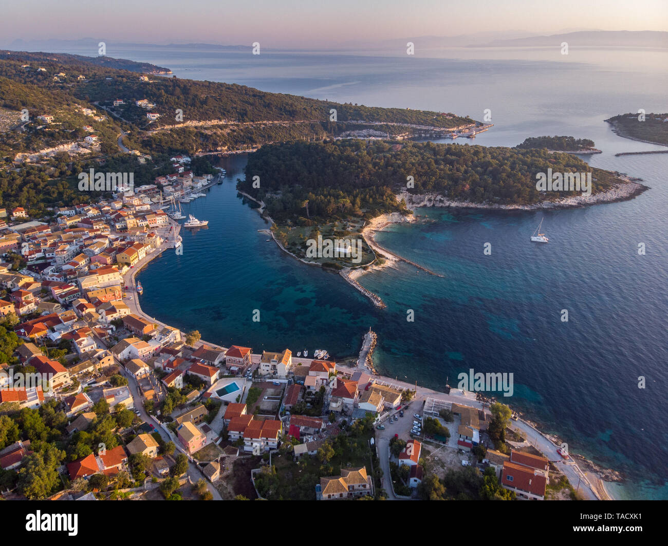 Paxi greece aerial hi-res stock photography and images - Alamy