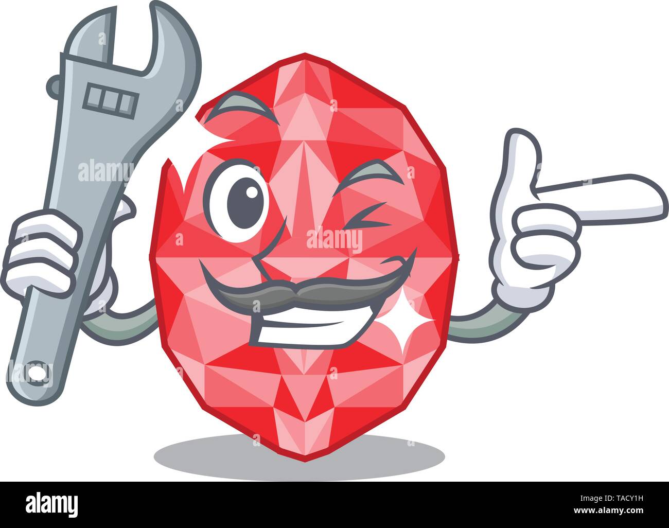 Sapphire gems in the cartoon shape hi-res stock photography and images ...