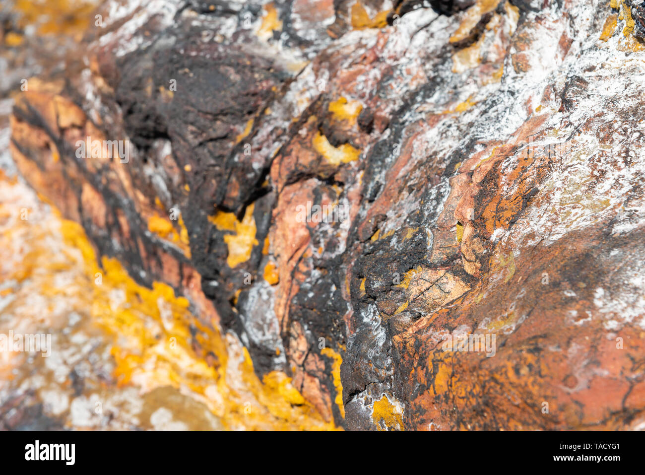 mineral material surface closeup with natural pattern for design and ...