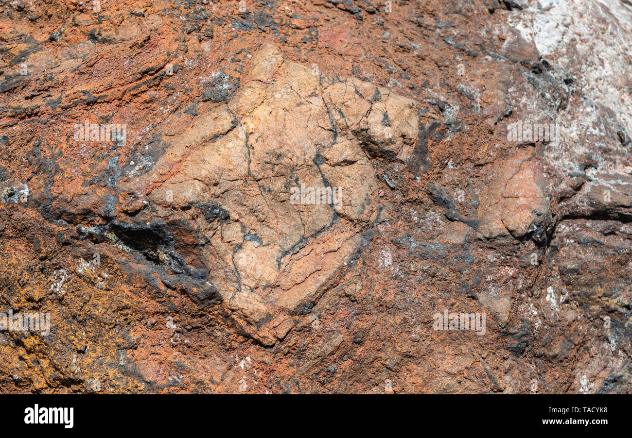 mineral material surface closeup with natural pattern for design and ...