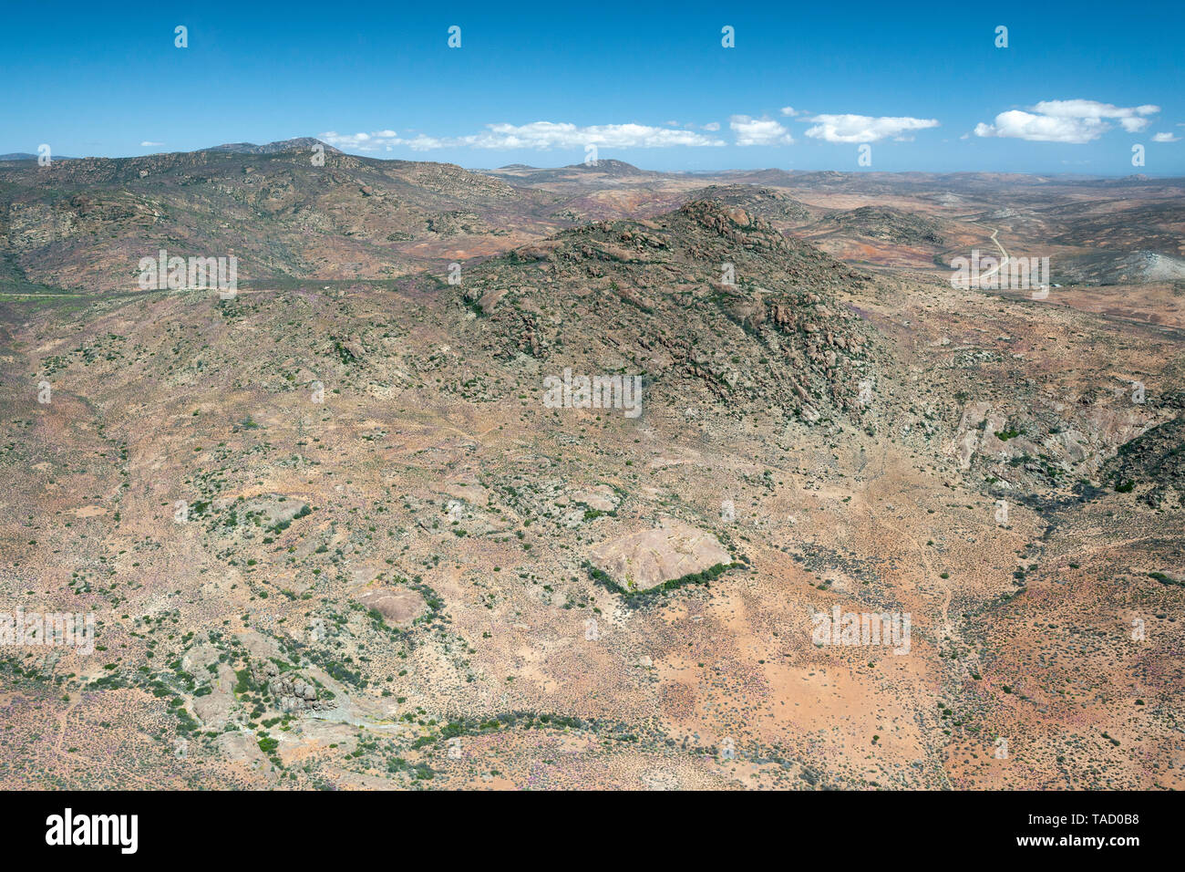 Aerial view of the landscape in the northern section of the Namaqua ...
