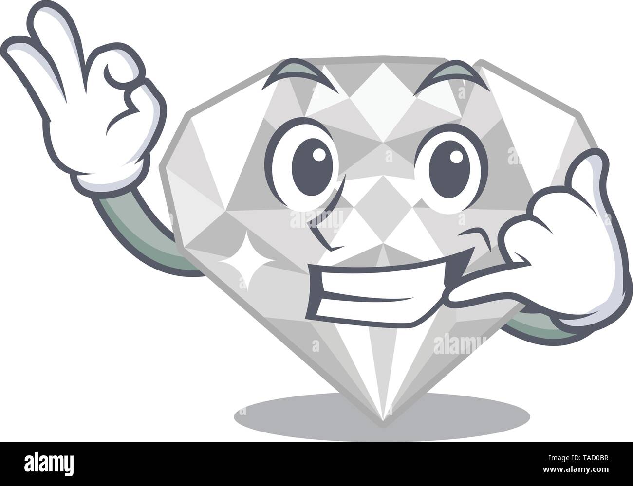 Call me white diamond in the character box Stock Vector Image & Art - Alamy