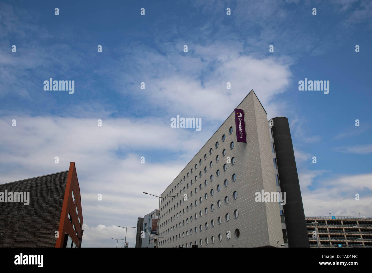 The new Premier Inn hotel in Cardiff Bay, due to open in June 2019 ...