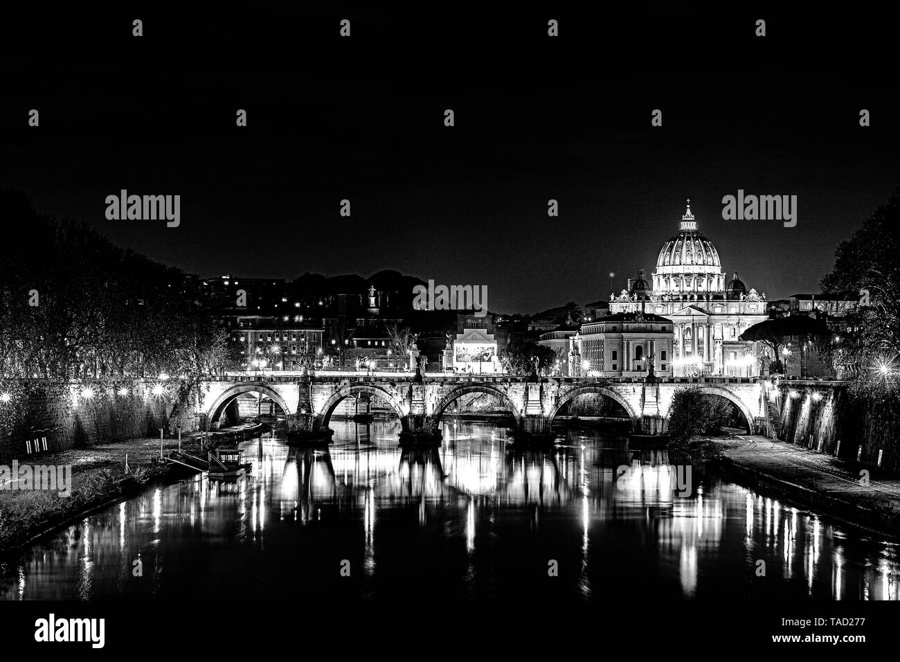 Amazing Postcard Of Rome Stock Photo - Alamy