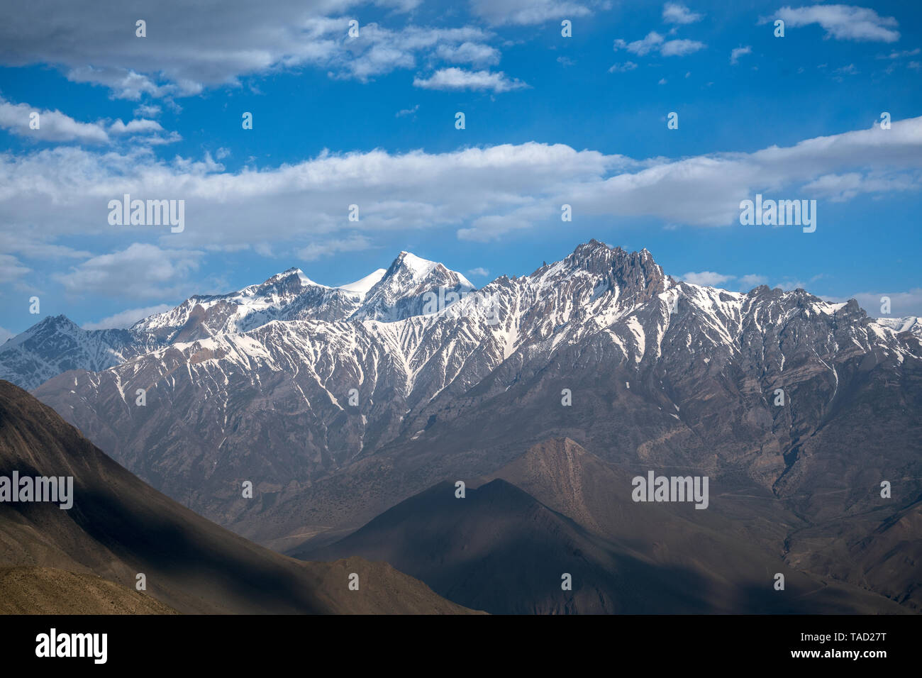 Himalaya, Dhaulagiri Himal viewed from Muktinath, Nepal Stock Photo - Alamy