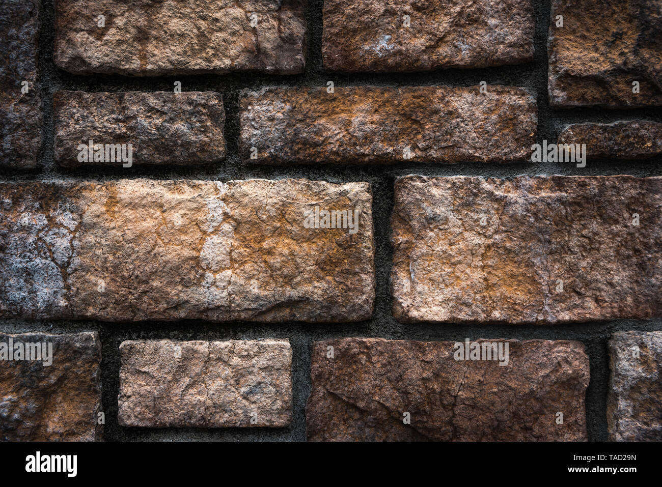 Retaining wall. Stones textures wall style Stock Photo - Alamy