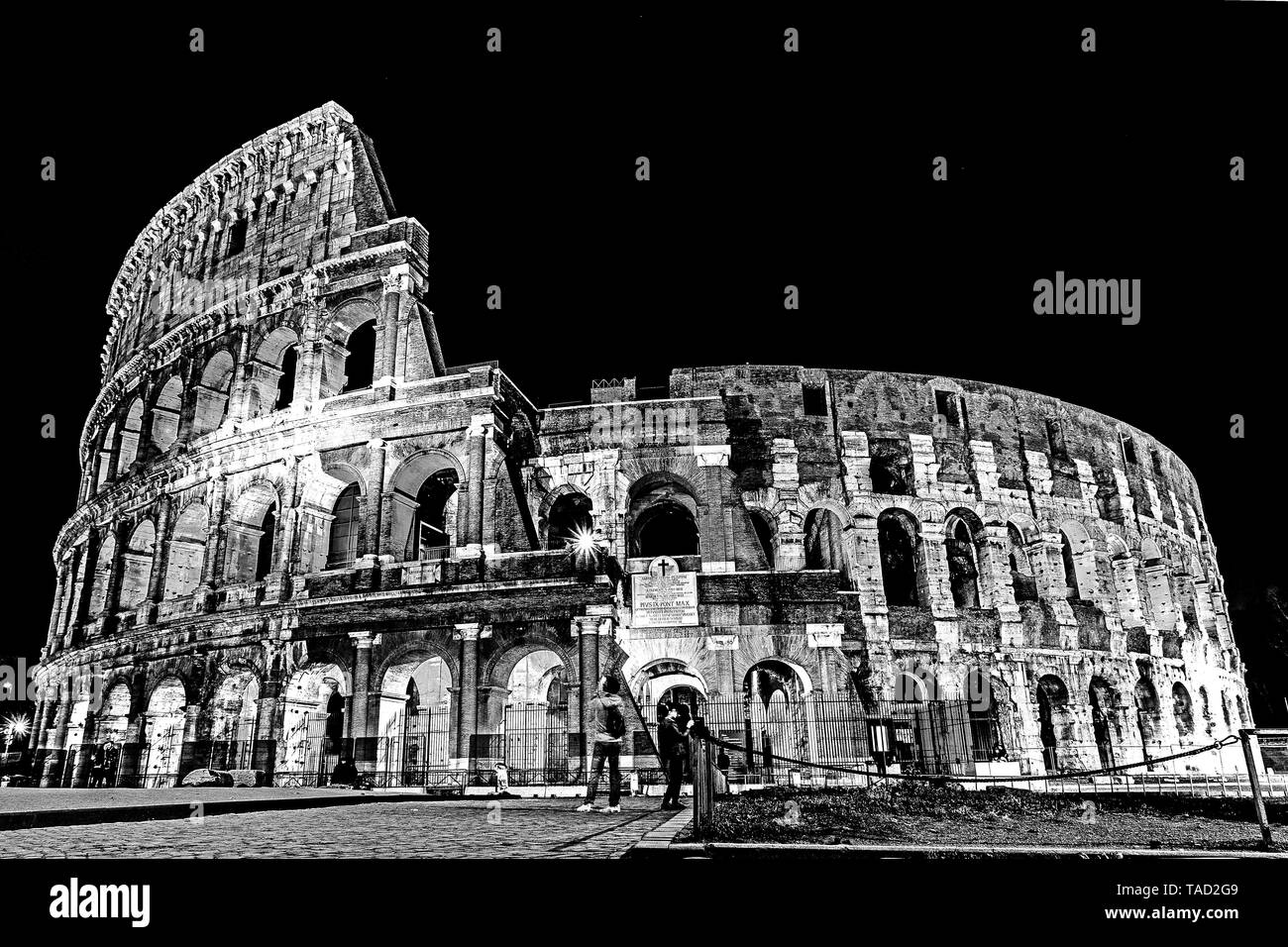 Amazing Postcard Of Rome Stock Photo - Alamy