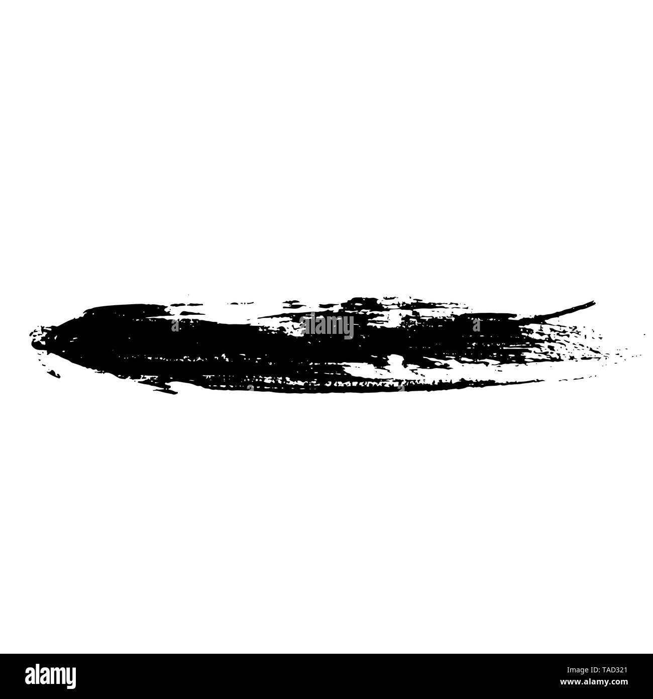 Ink vector brush stroke background. Vector illustration. Grunge texture ...