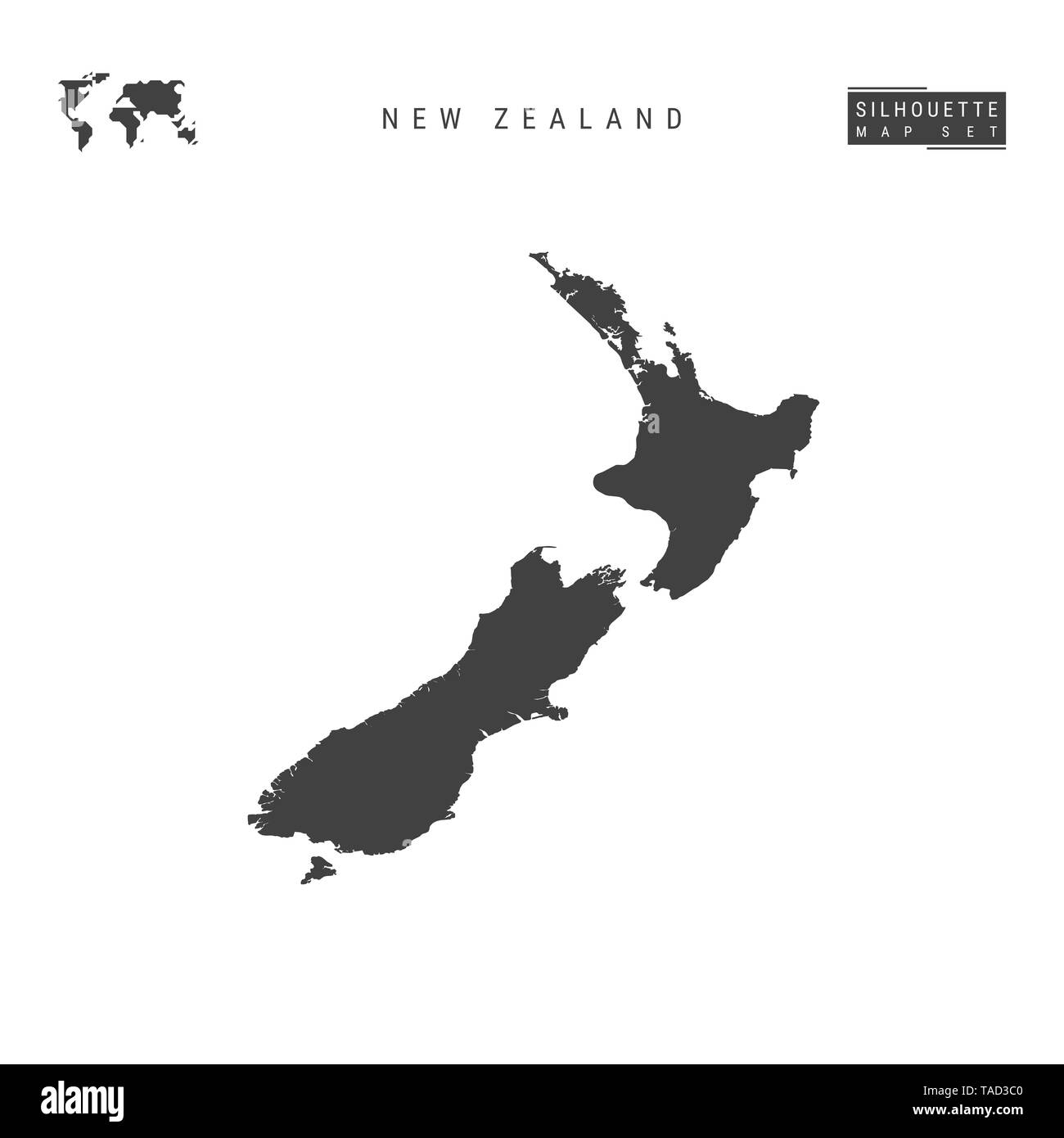 Blank Map Of New Zealand