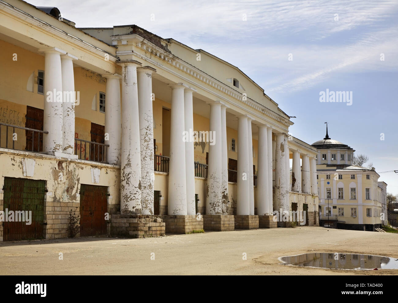 Shopping Arcade in Kasimov. Ryazan oblast. Russia Stock Photo - Alamy