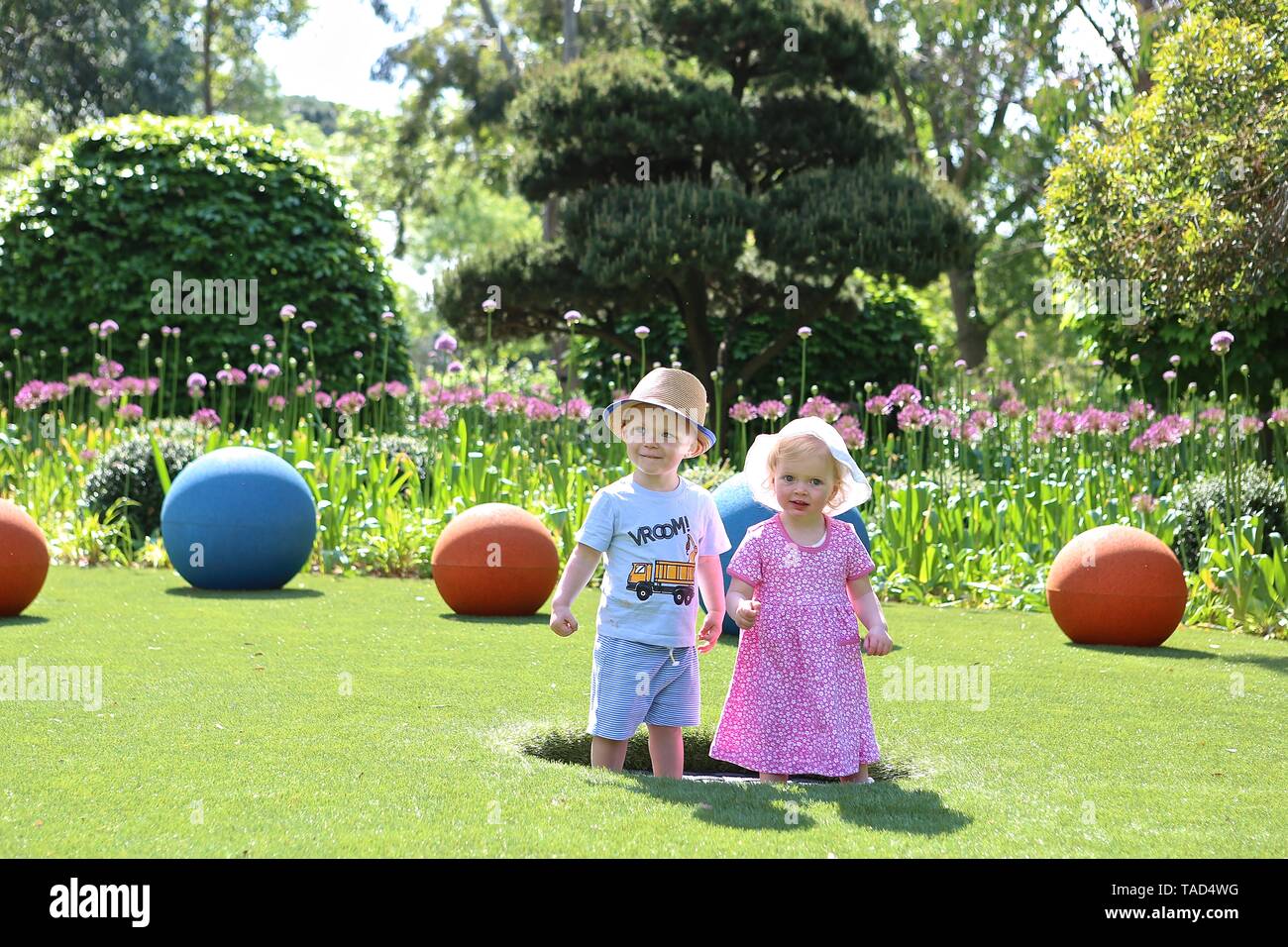 Kew Gardens New Children's Playground 18 May 2019 London , UK Stock ...