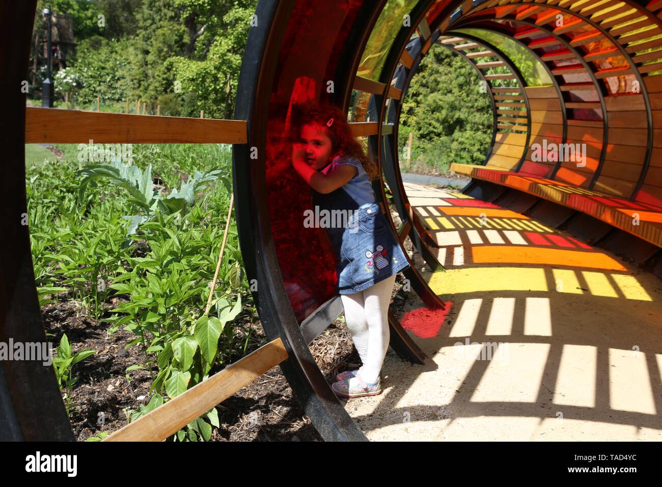 Kew Gardens New Children's Playground 18 May 2019 London , UK Stock ...