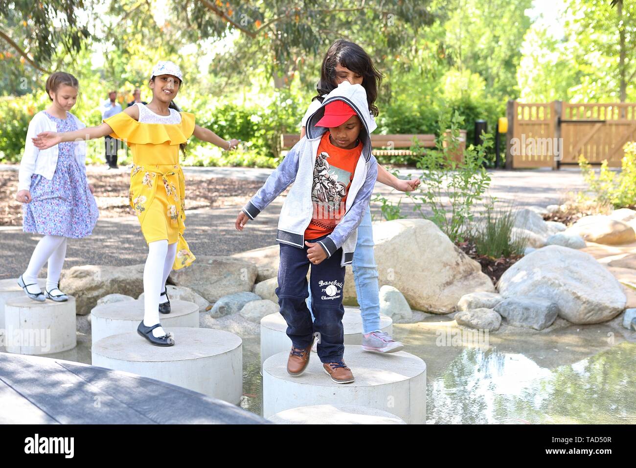 Kew Gardens New Children's Playground 18 May 2019 London , UK Stock ...