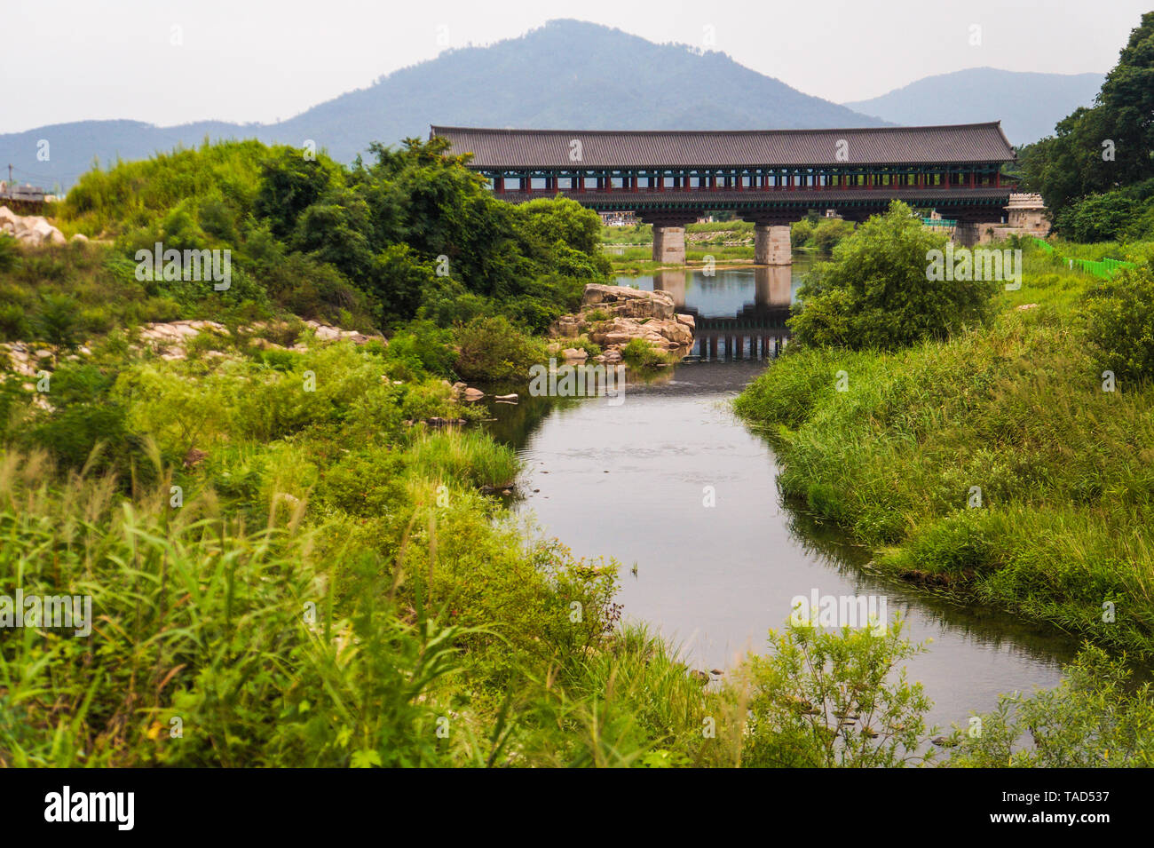 Woljeonggyo Bridge, Gyeongju Travel Bridge in Korea Stock Photo - Alamy