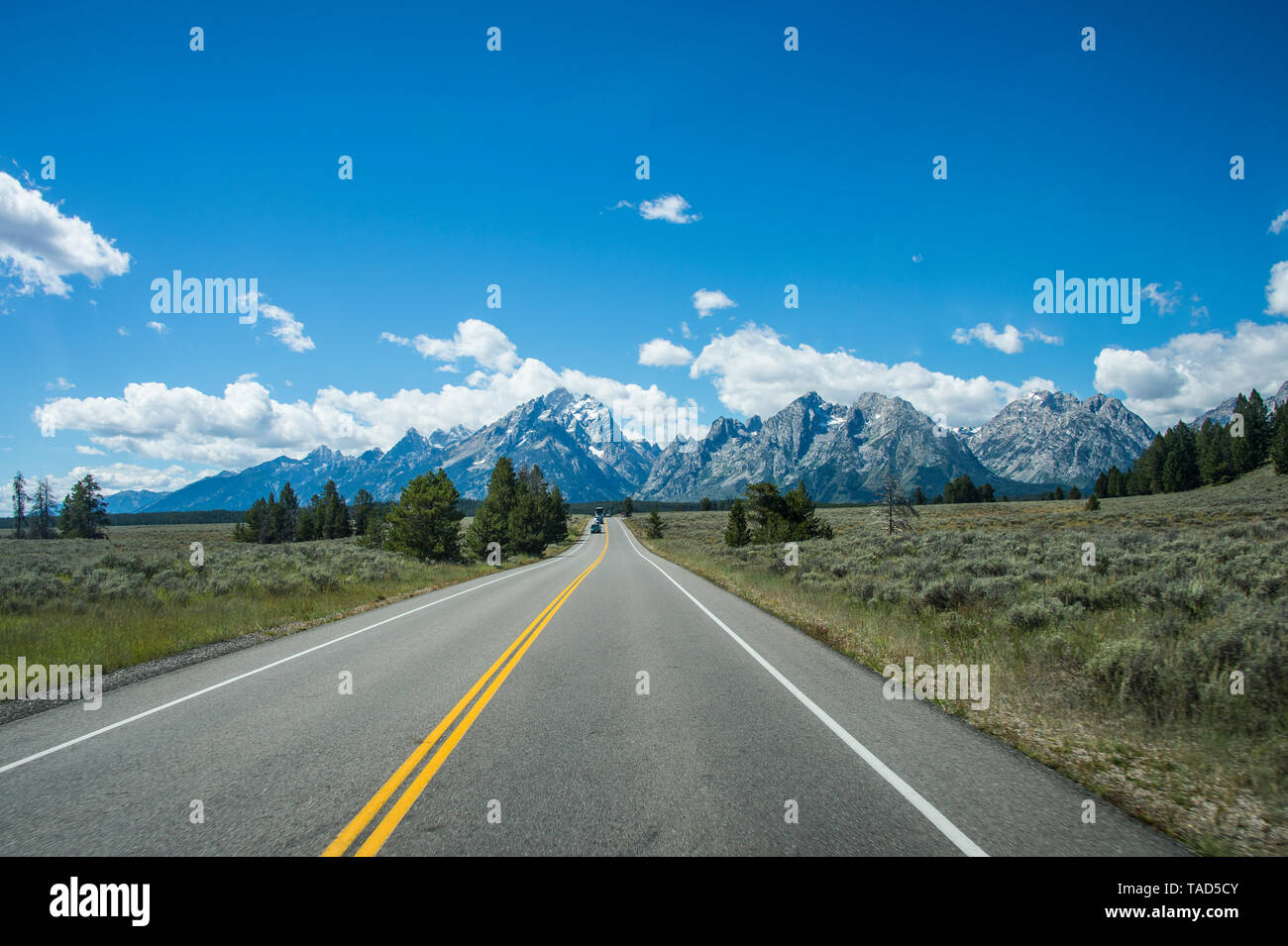 Teton mountain road hi-res stock photography and images - Alamy