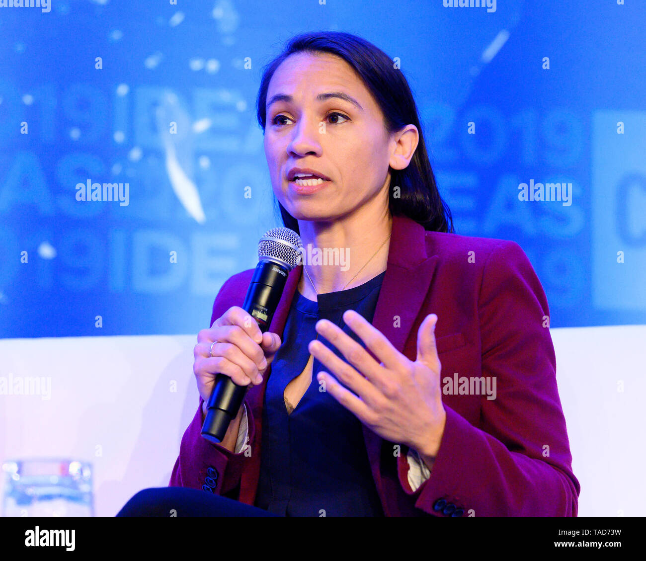 Rep. Sharice Davids (D-KS) speaking at The Center for American Progress ...