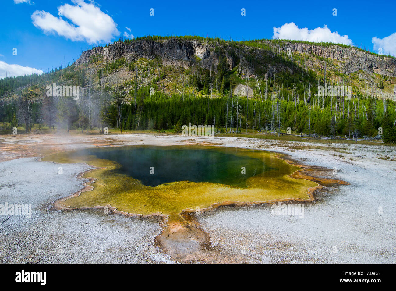Black pool yellowstone national park hi-res stock photography and ...