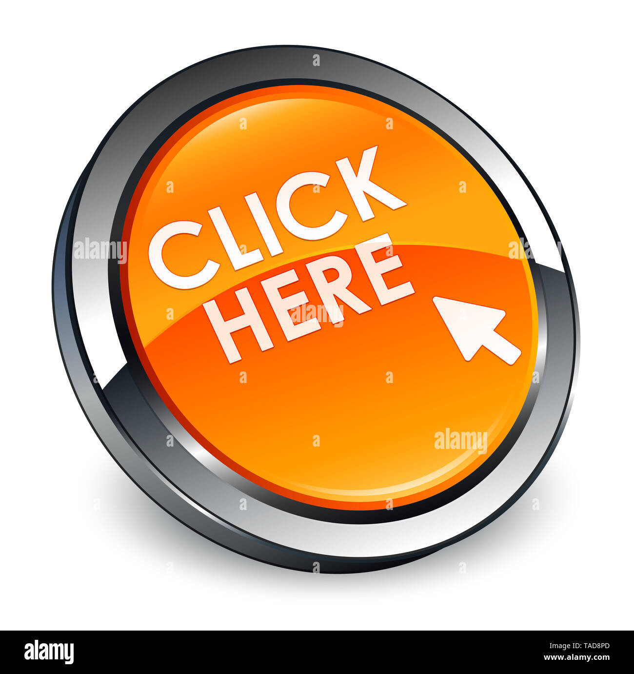 Click Here Button Orange