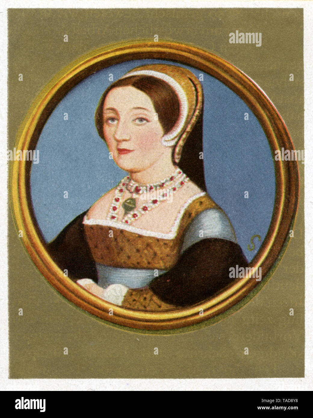 Katharina Howard, Queen of England {about 1J20-IJ42), the fifth wife of ...