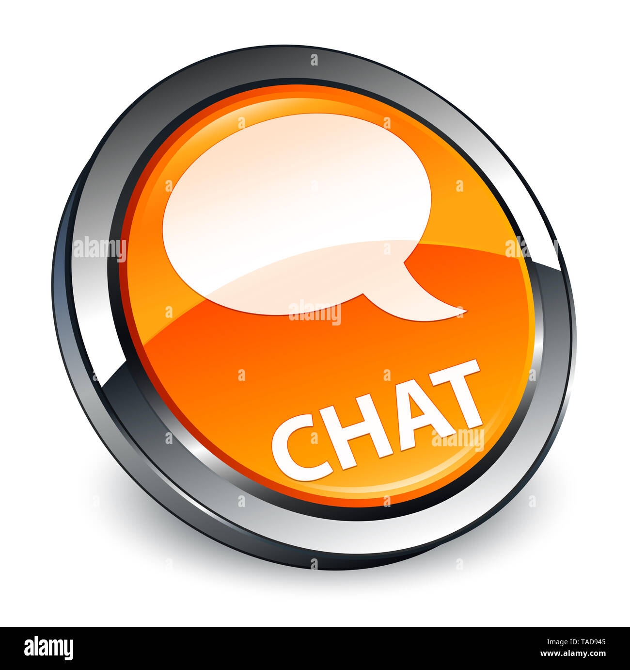 Orange chat 3d hi-res stock photography and images - Alamy