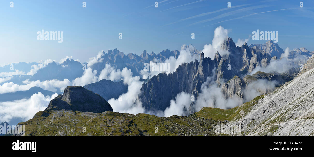 Italy, Dolomites, Trentino-Alto Adige, Cadini Mountain Group, Cadini di ...