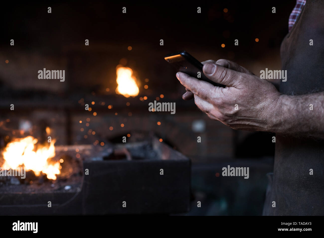 Modern blacksmith hi-res stock photography and images - Alamy