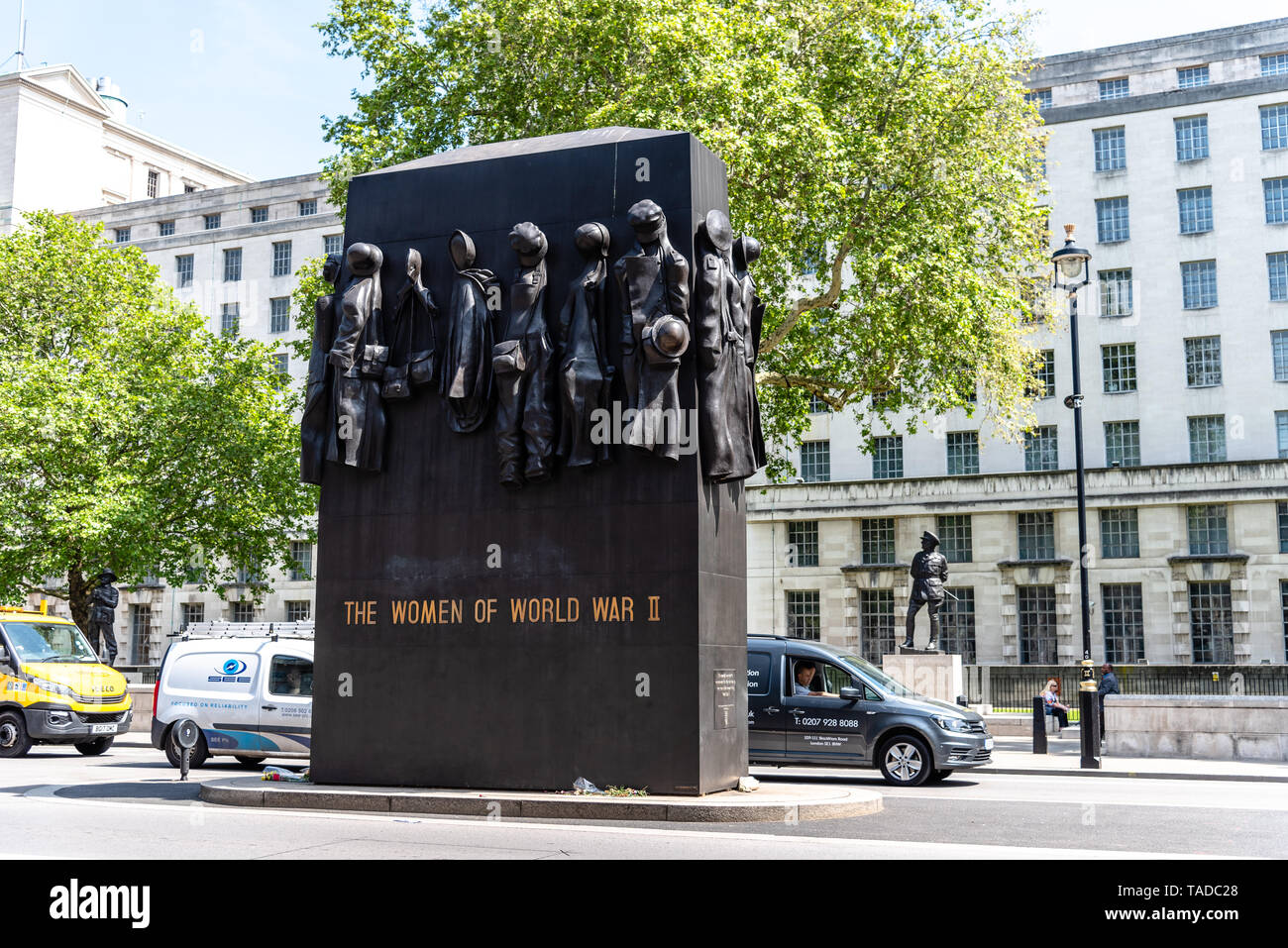 London, UK - May 15, 2019: Monument to The Women of World War II. It is ...