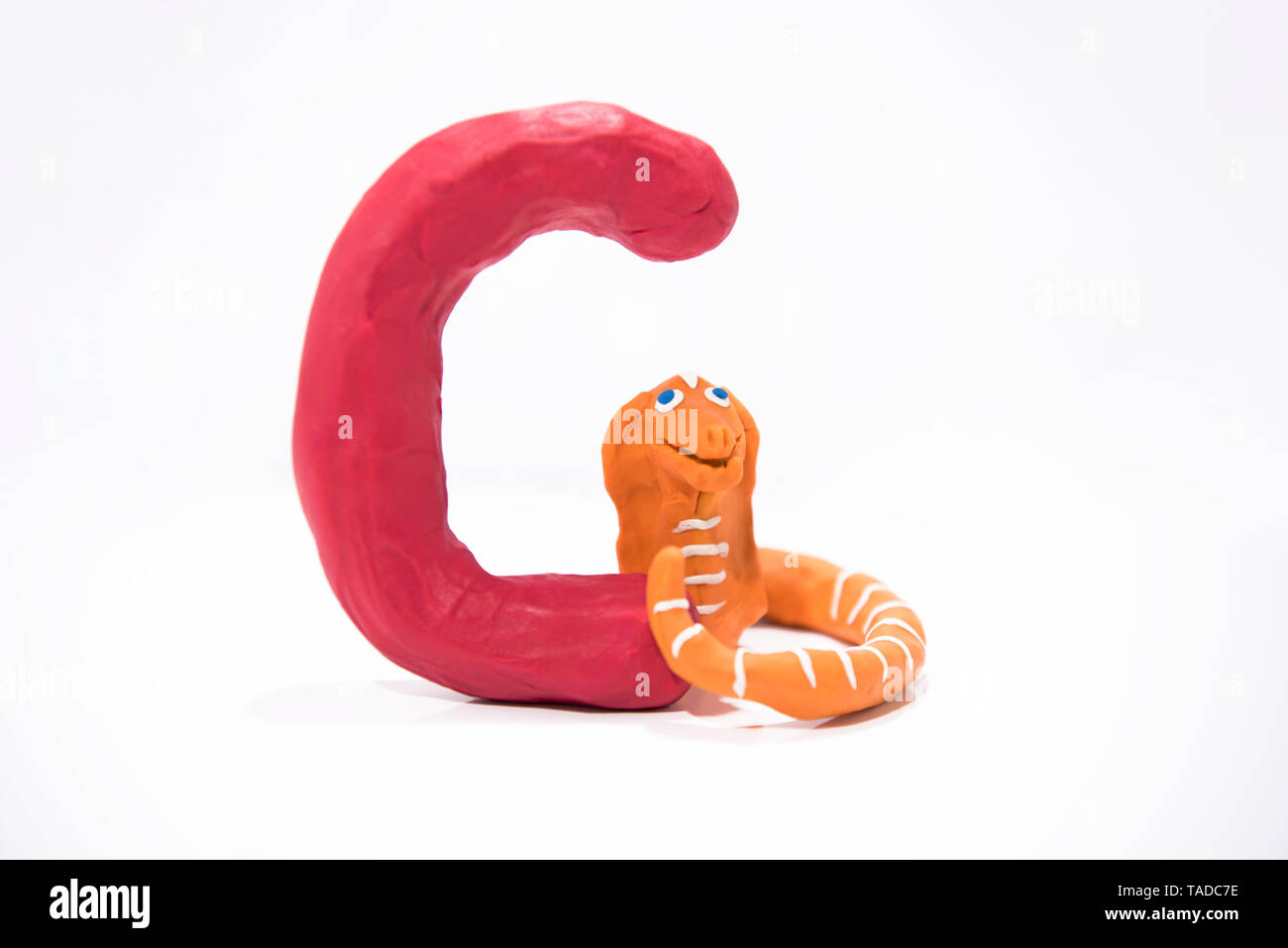 Letters made from Play Clay with some visualizations Stock Photo - Alamy
