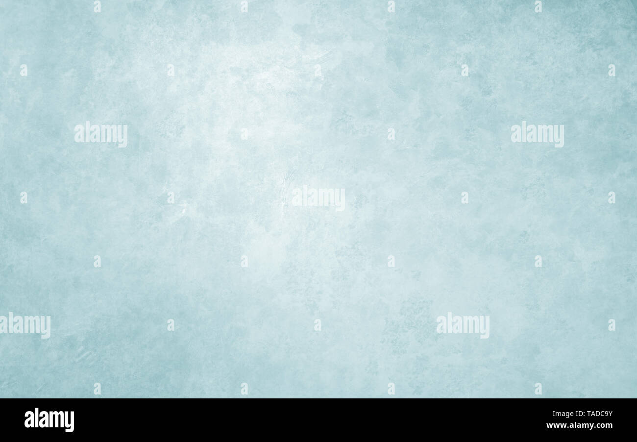 old pastel blue background illustration with soft white mottled worn ...