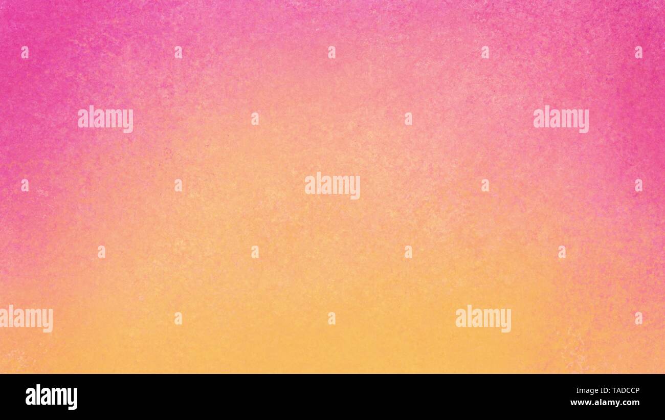 Pink and yellow background with old vintage texture in colorful design ...