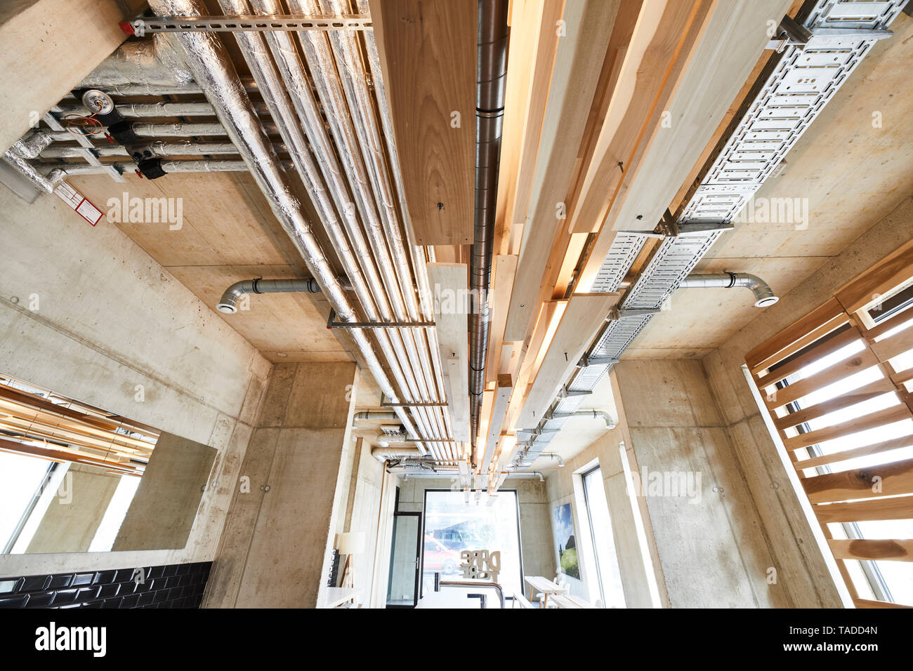 Interior view of modern office Stock Photo - Alamy