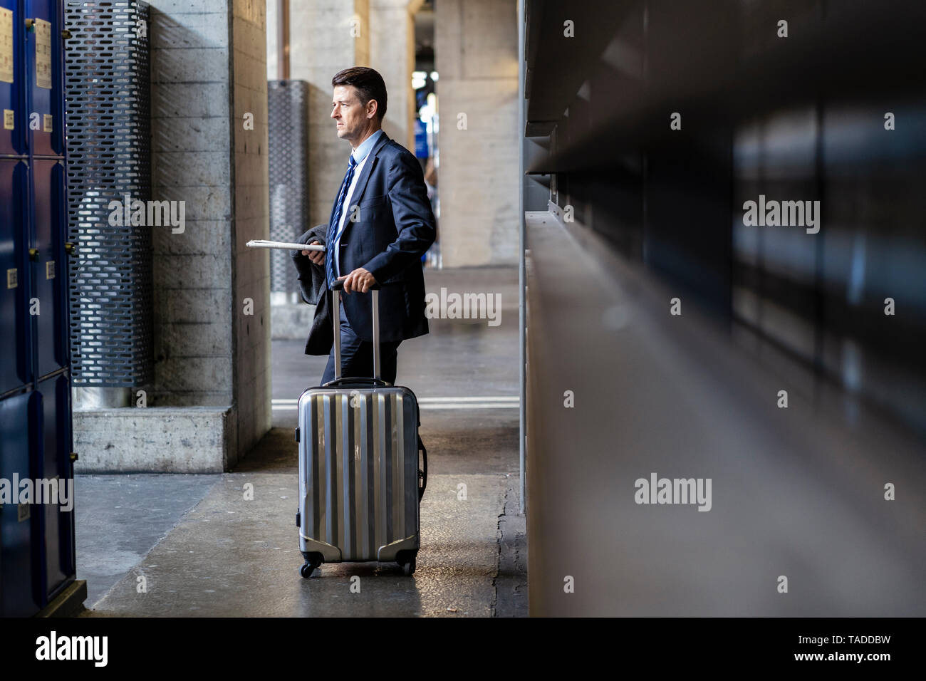 Person standing on platform hi-res stock photography and images - Alamy
