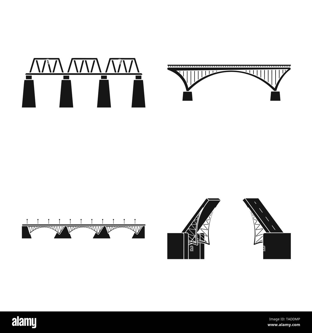 Vector design of construct and side symbol. Collection of construct and ...