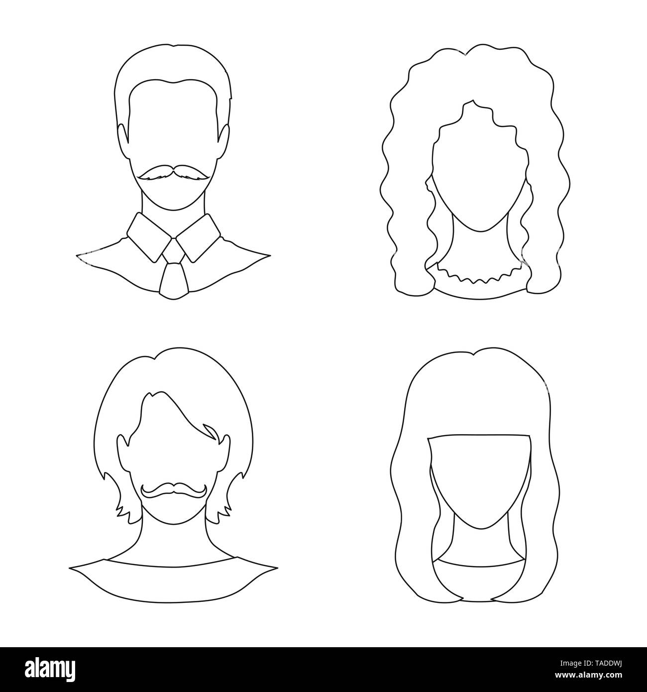 Vector design of professional and photo sign. Collection of ...